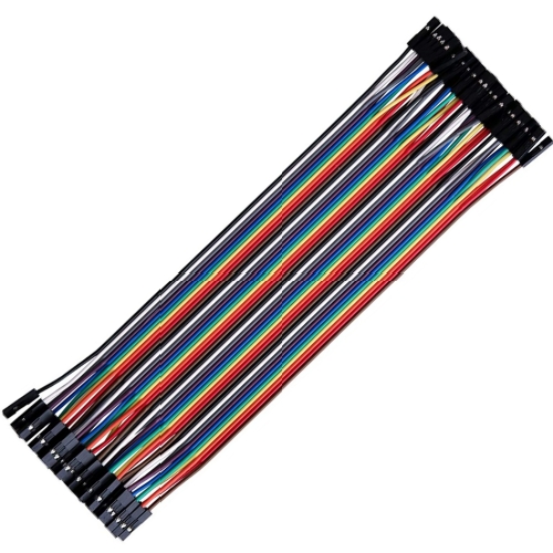 Female To Female Jumper Wire 20CM 1Strip 40~Pieces - SRK ELECTRONICS