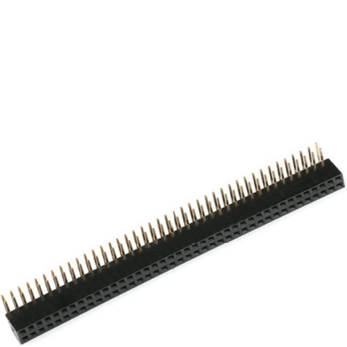 Berg Strip Female Header Right Angle Connector 40x2 Pitch 1.27mm - SRK ...