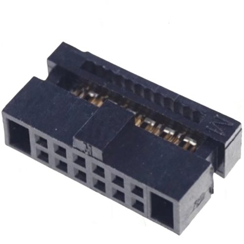 12Pin FRC Female Connector 1.27mm Flat Ribbon Cable Connector - SRK ...