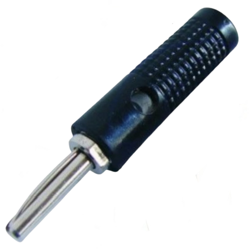 4mm Banana Male Jack Connector Black - SRK ELECTRONICS