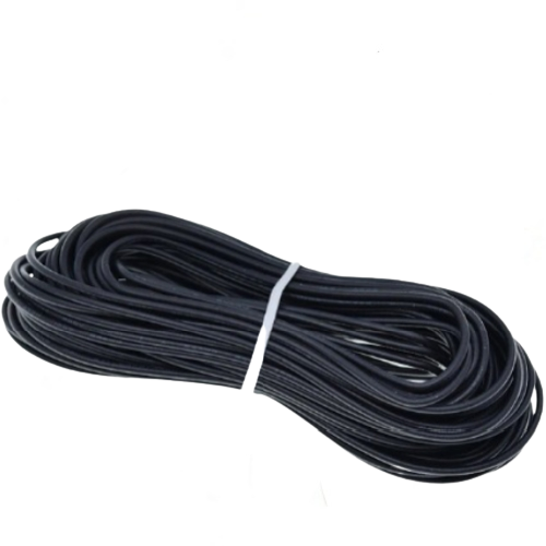 24AWG Multi Strand Hookup Wire Black Color 3Meter - SRK ELECTRONICS