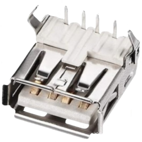 USB Type A Female Connector Right Angle - SRK ELECTRONICS